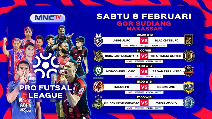 Jadwal Lengkap Pro Futsal League 2025 Pekan ke-5